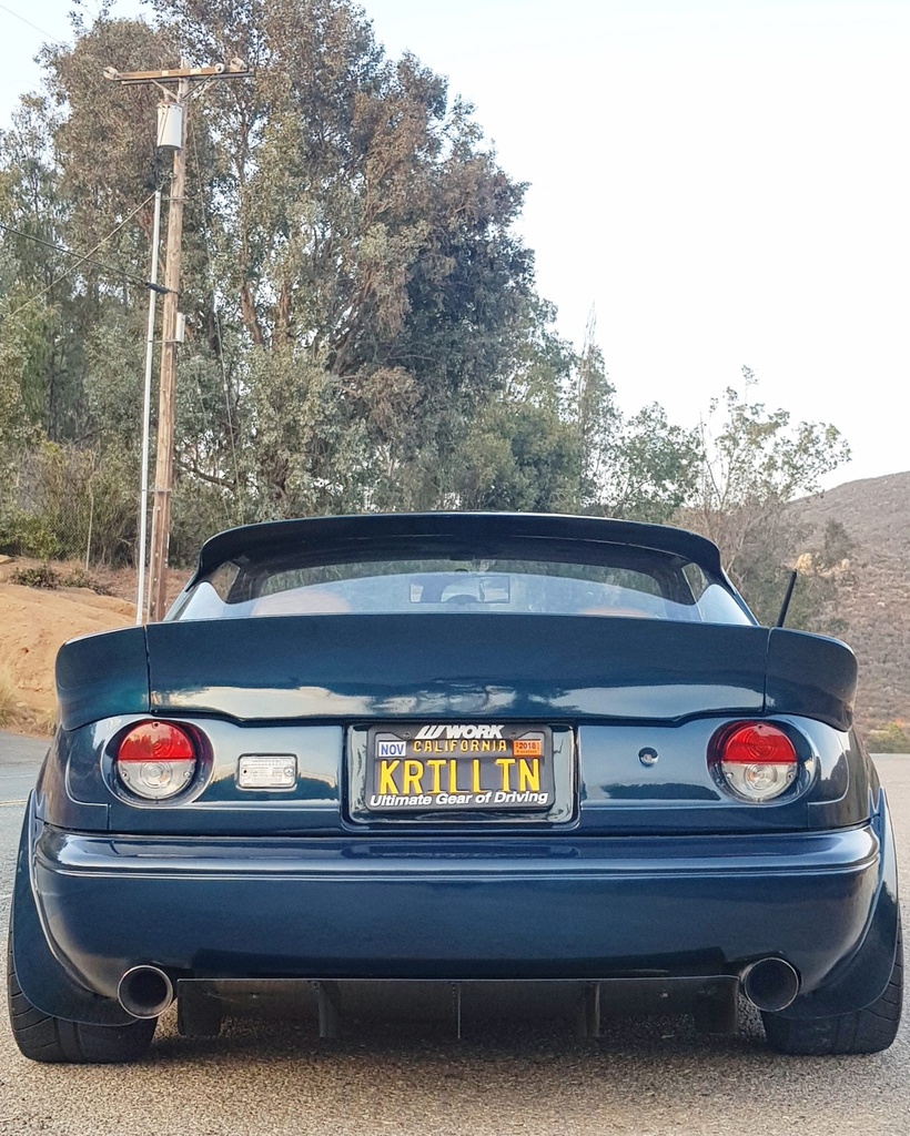 Monster Trunk Spoiler (3 Pieces) For Miata NA | CarbonMiata