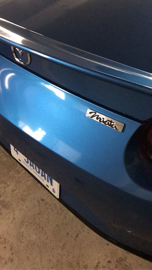 Chrome Original Miata Logo (Version 1) | CarbonMiata