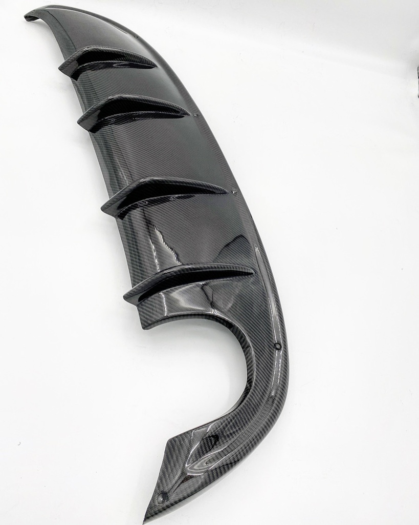 Rear Diffuser (Single Exhaust Cutout) For Miata NC | CarbonMiata