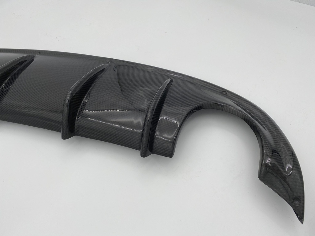 Rear Diffuser (Single Exhaust Cutout) For Miata NC | CarbonMiata