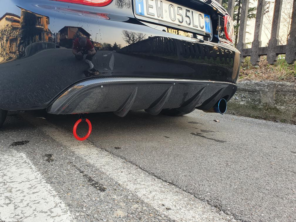 Rear Diffuser (Single Exhaust Cutout) For Miata NC | CarbonMiata