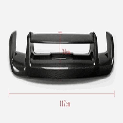 Sport Rear Diffuser (Dual Exhaust Cutouts) For Miata NC | CarbonMiata