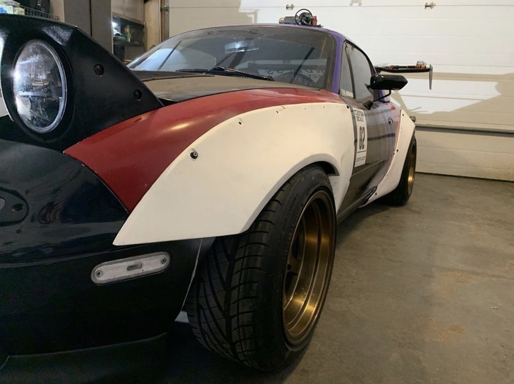 Widebody Kit (Overfenders + Bumper) For Miata NA | CarbonMiata