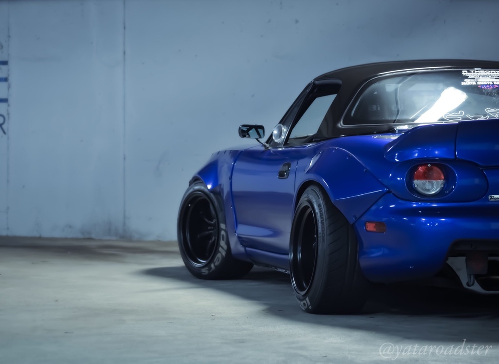 Widebody Kit (Overfenders + Bumper) For Miata NB | CarbonMiata