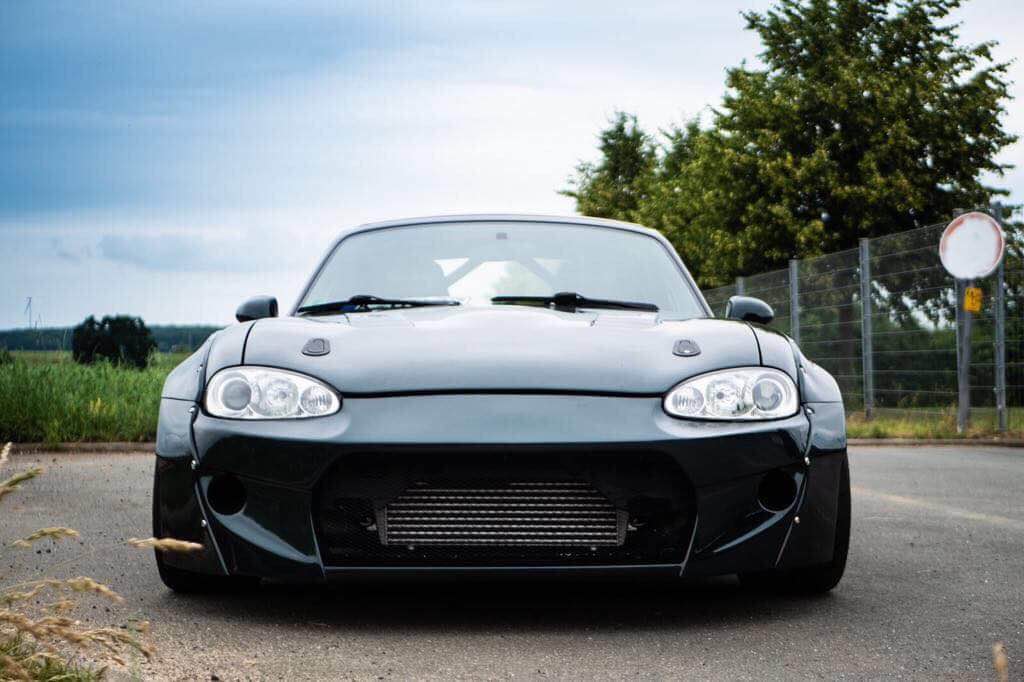 Widebody Kit (Overfenders + Bumper) For Miata NB | CarbonMiata
