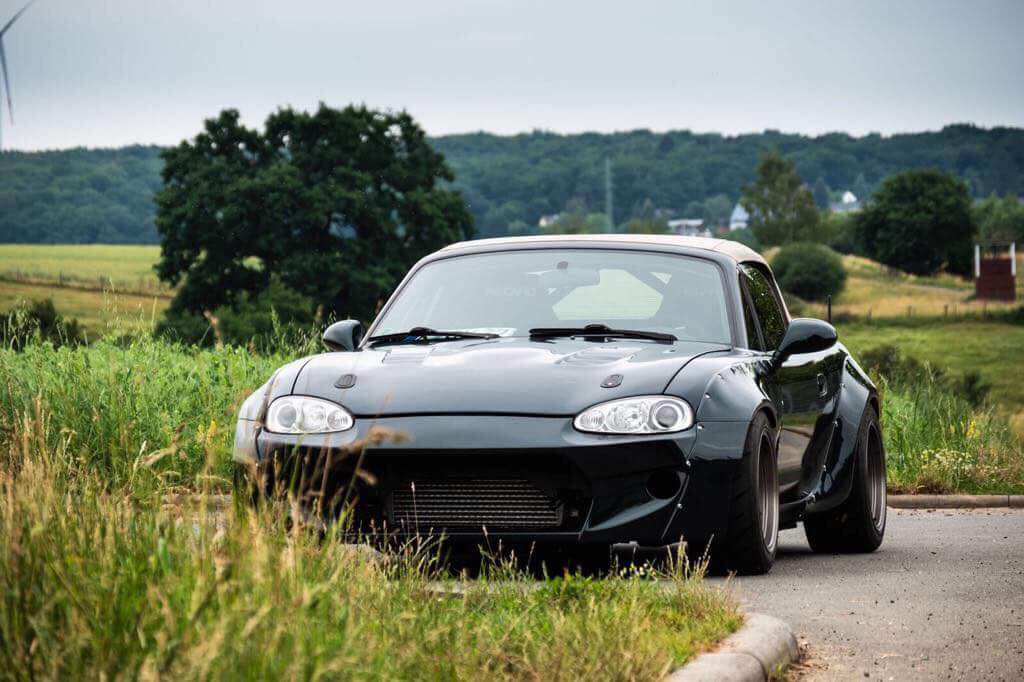 Widebody Kit (Overfenders + Bumper) For Miata NB | CarbonMiata