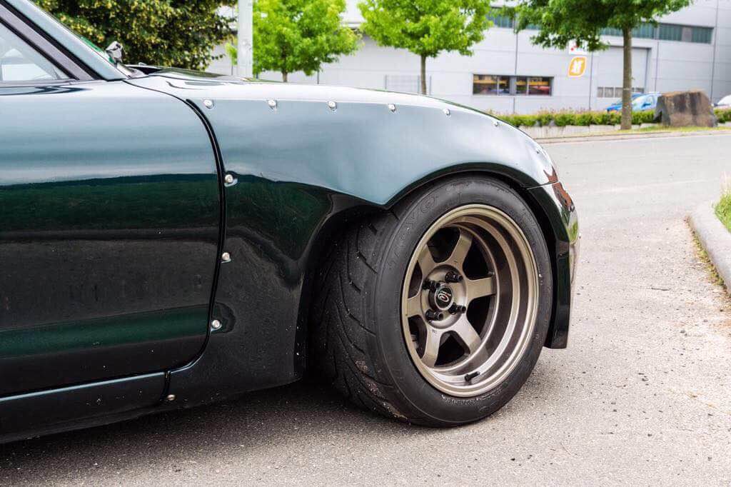 Widebody Kit (Overfenders + Bumper) For Miata NB | CarbonMiata