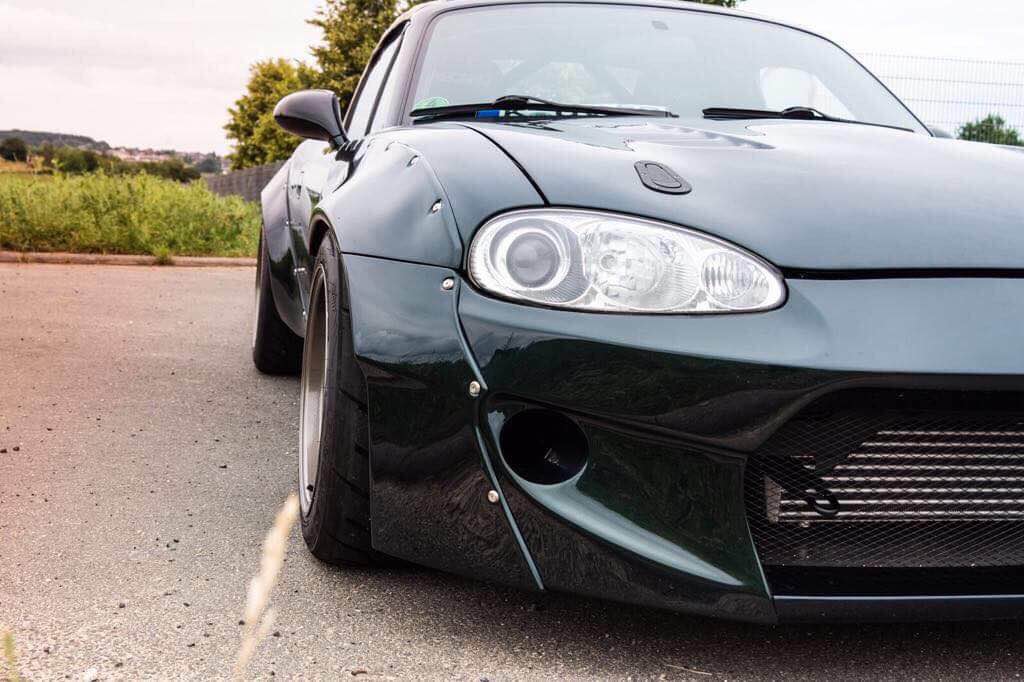 Widebody Kit (Overfenders + Bumper) For Miata NB | CarbonMiata