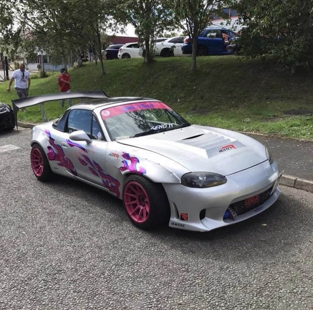 Widebody Kit (Overfenders + Bumper) For Miata NB | CarbonMiata