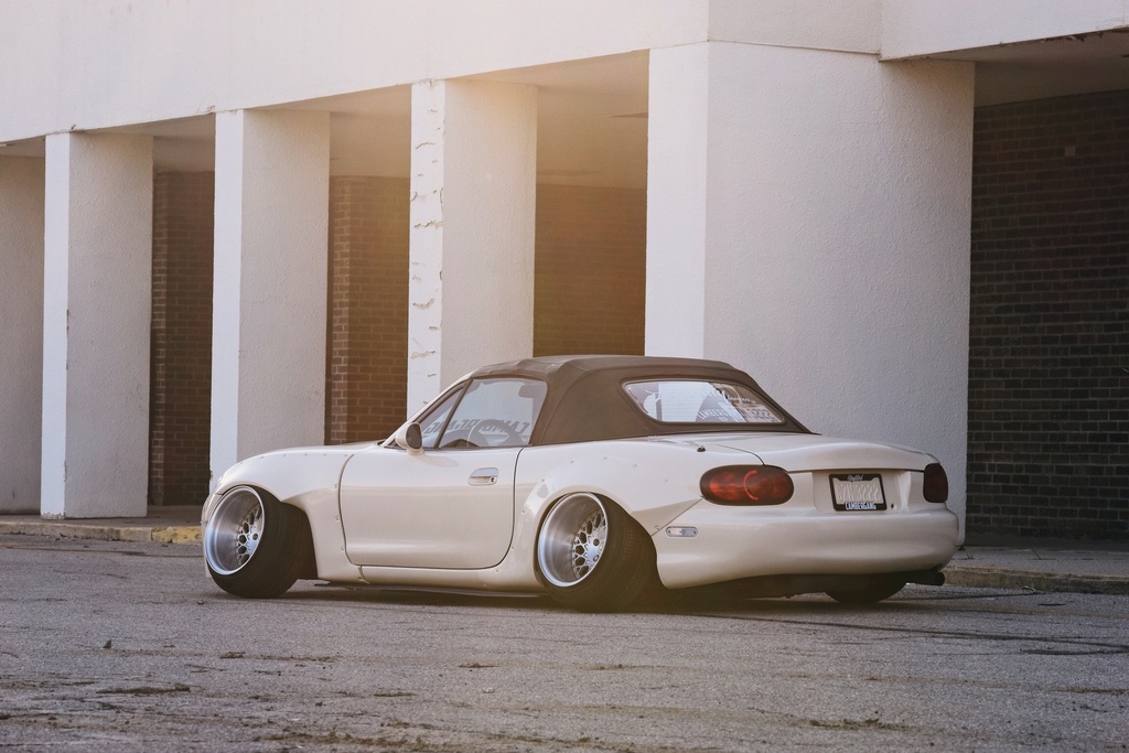 Widebody Kit (Overfenders + Bumper) For Miata NB | CarbonMiata