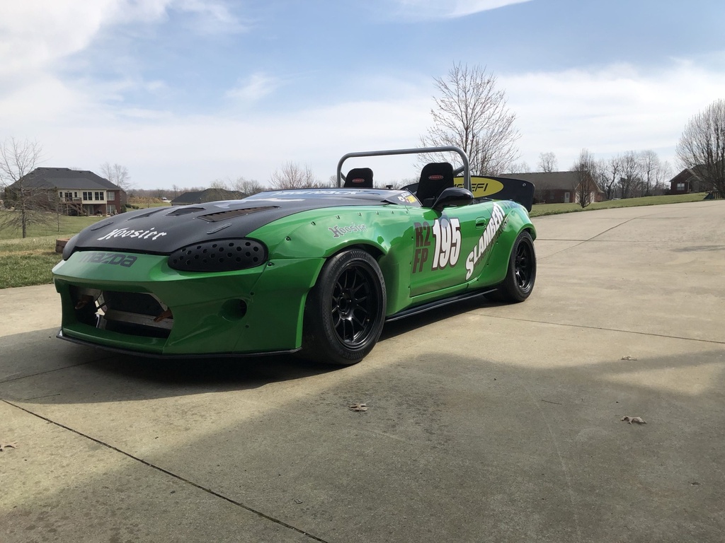 Widebody Kit (Overfenders + Bumper) For Miata NB | CarbonMiata