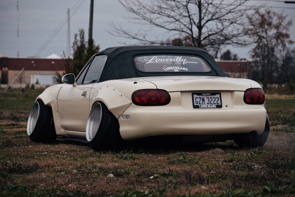 Widebody Kit (Overfenders + Bumper) For Miata NB | CarbonMiata