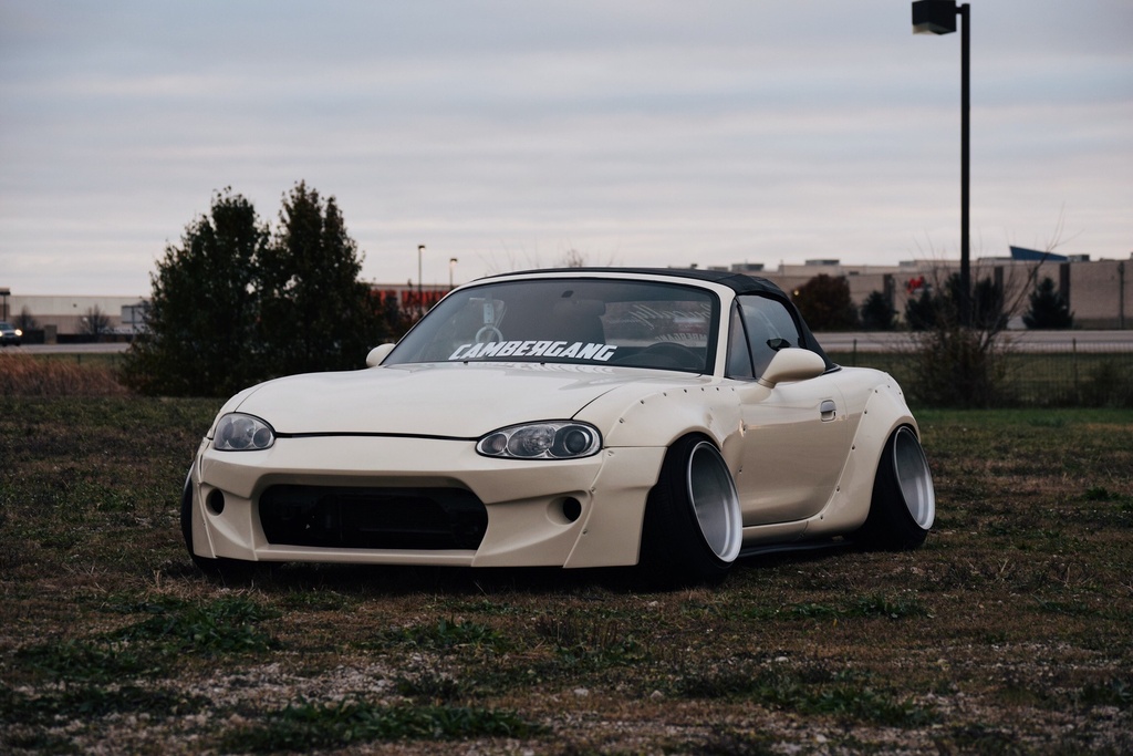 Widebody Kit (Overfenders + Bumper) For Miata NB | CarbonMiata