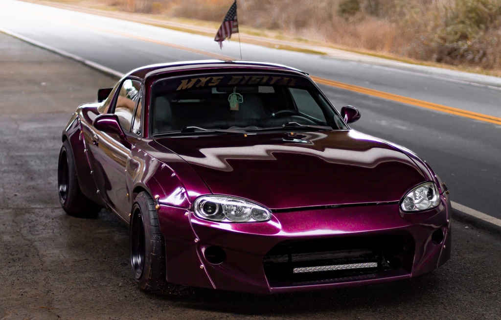 Widebody Kit (Overfenders + Bumper) For Miata NB | CarbonMiata