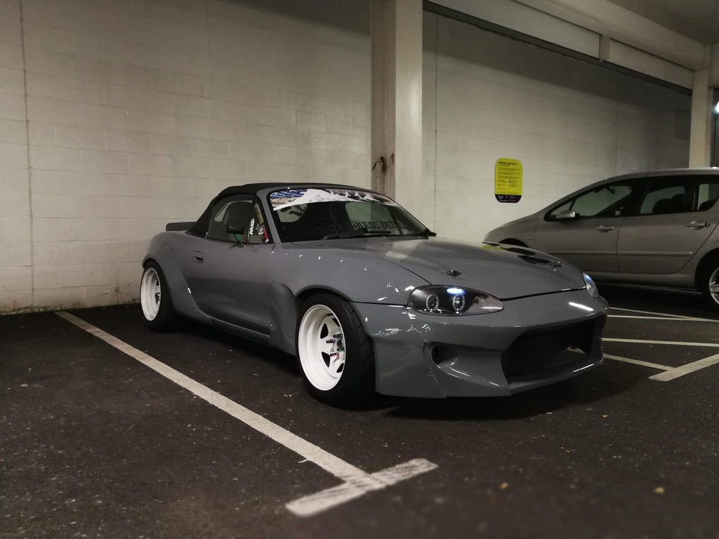 Widebody Kit (Overfenders + Bumper) For Miata NB | CarbonMiata