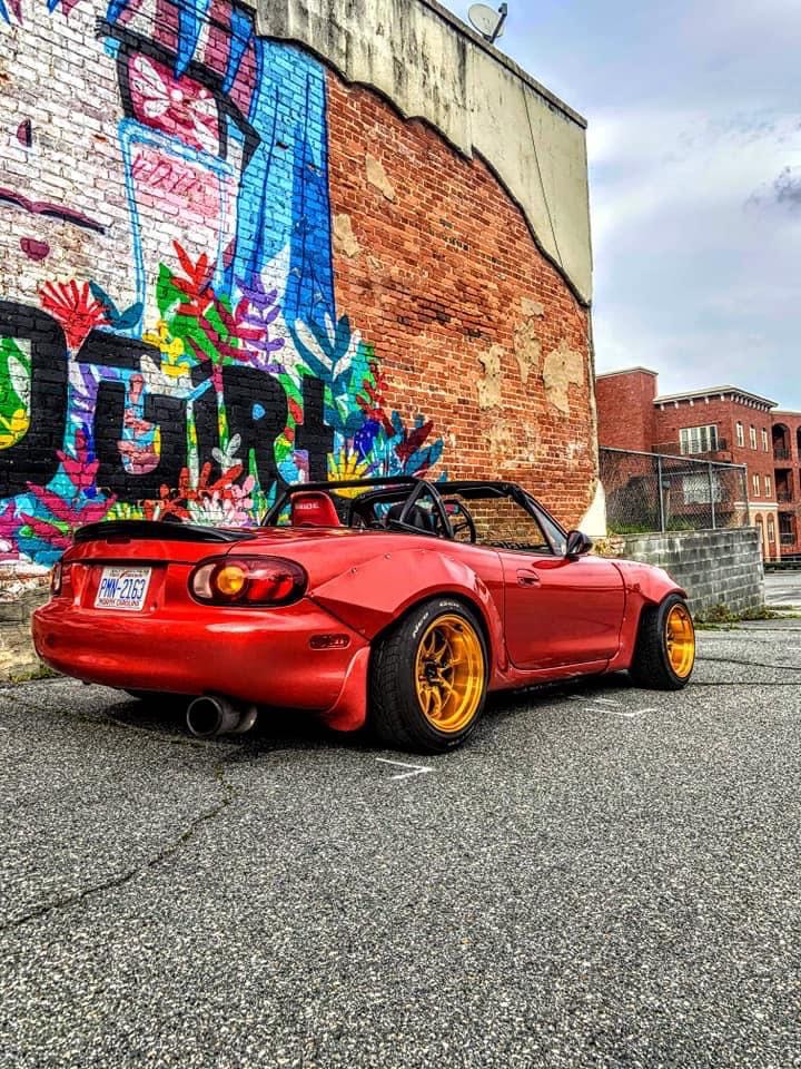 Widebody Kit (Overfenders + Bumper) For Miata NB | CarbonMiata