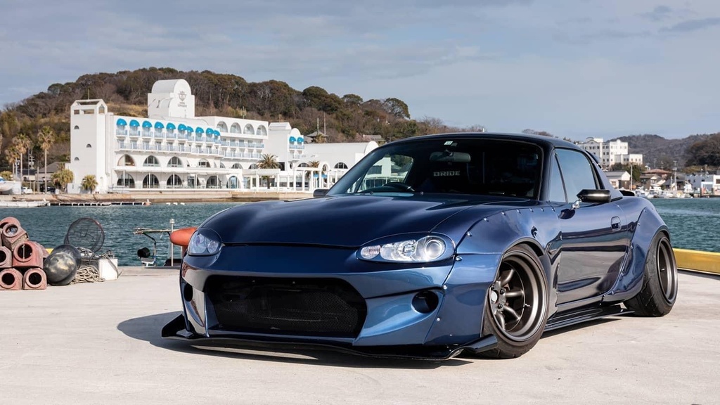 Widebody Kit (Overfenders + Bumper) For Miata NB | CarbonMiata