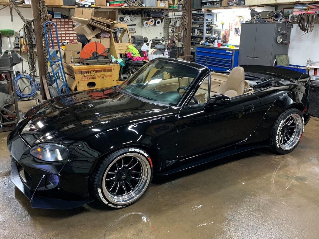 Widebody Kit (Overfenders + Bumper) For Miata NB | CarbonMiata