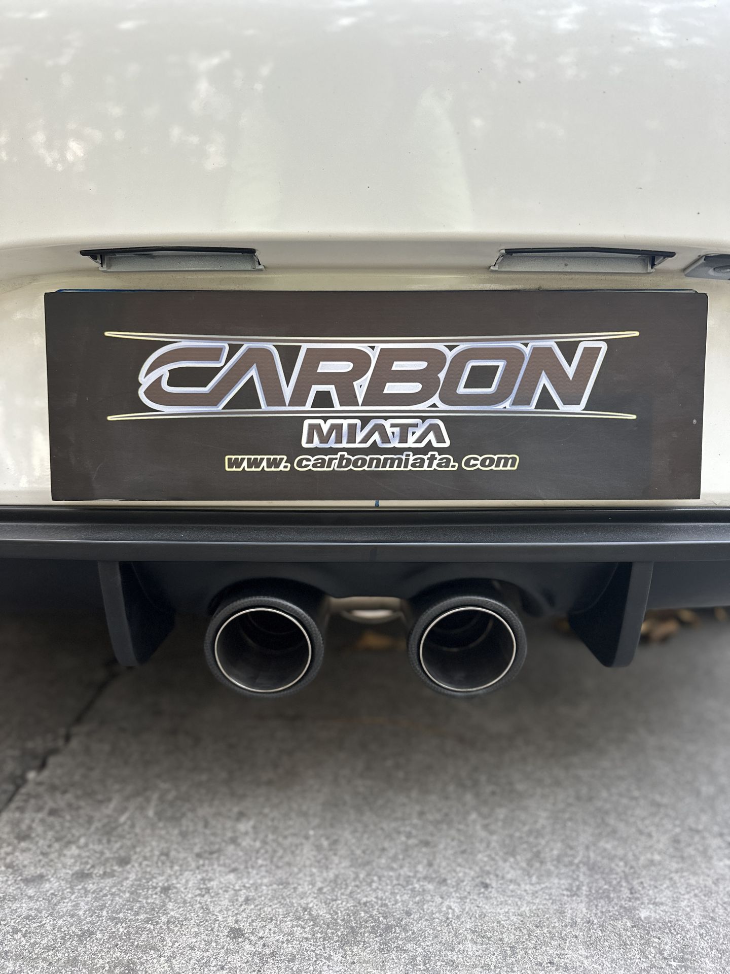 Lightweight Center Exhaust Muffler with Dual Tips + Center Diffuser For ...