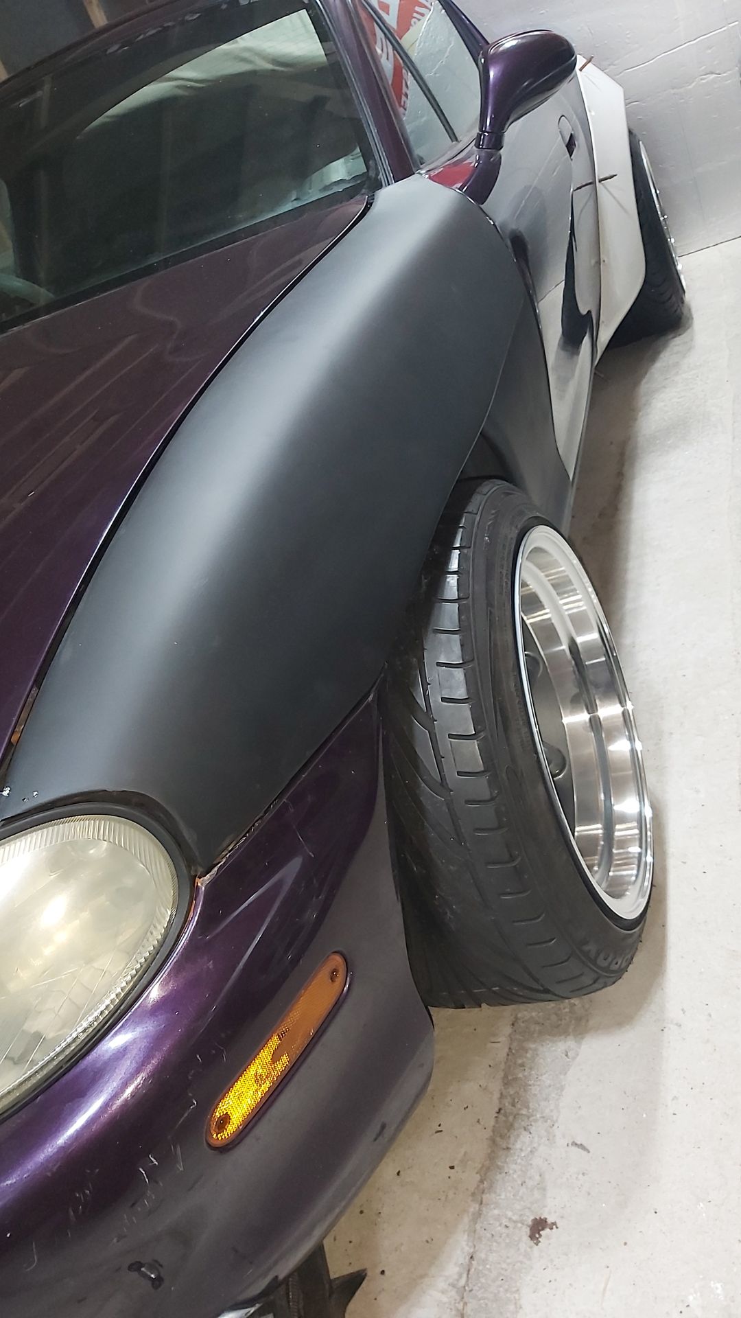 Wide Front Fenders For Miata NB | CarbonMiata