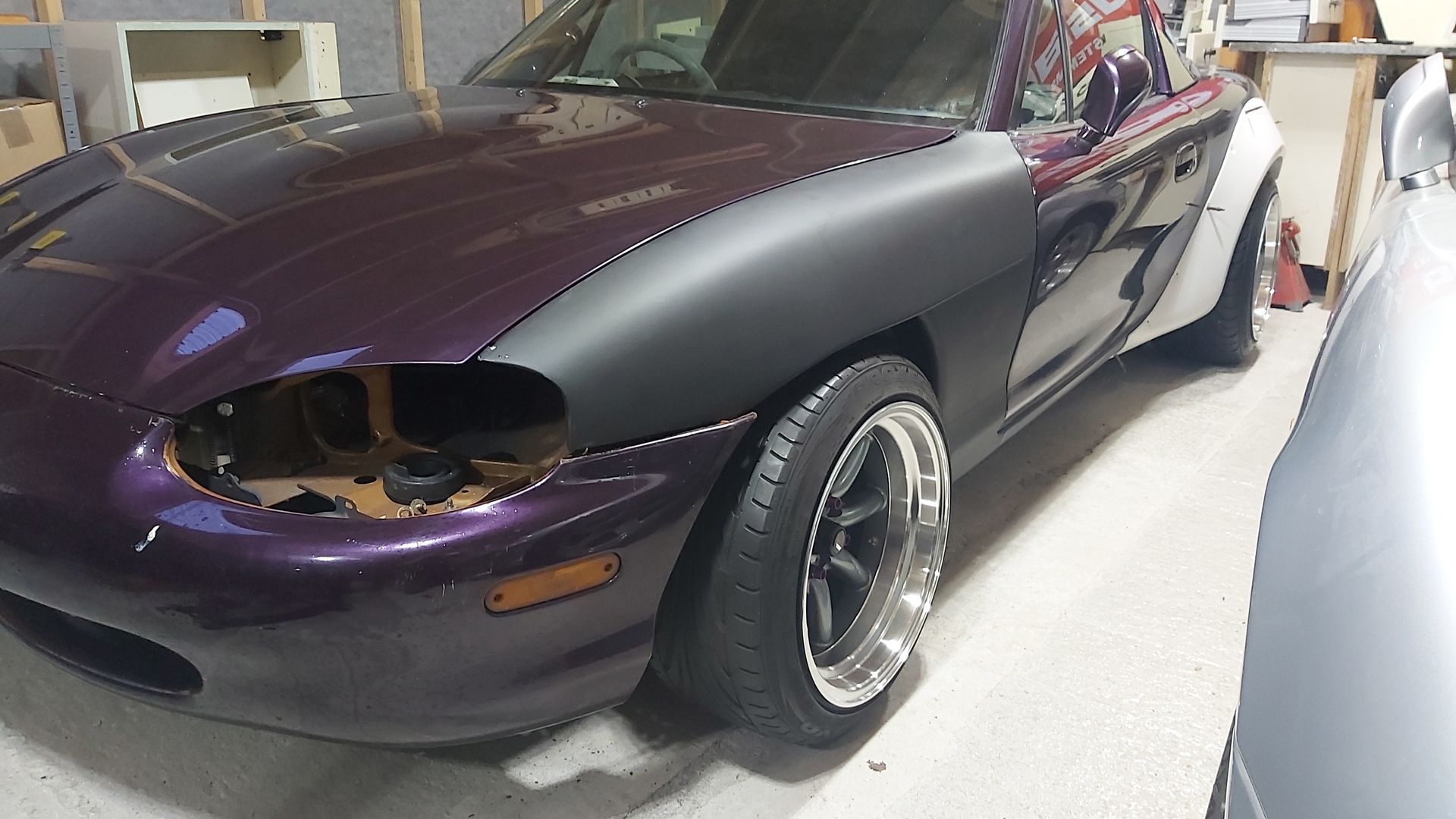 Wide Front Fenders For Miata NB | CarbonMiata