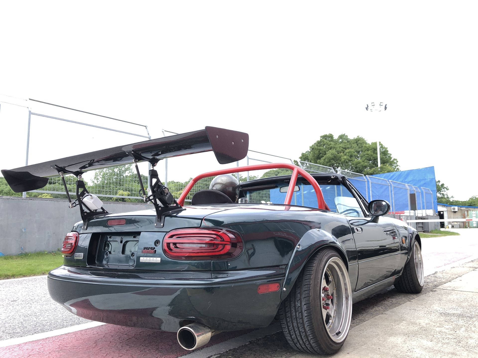 Carbon Fiber Active Wing System For Mazda Miata NA | CarbonMiata