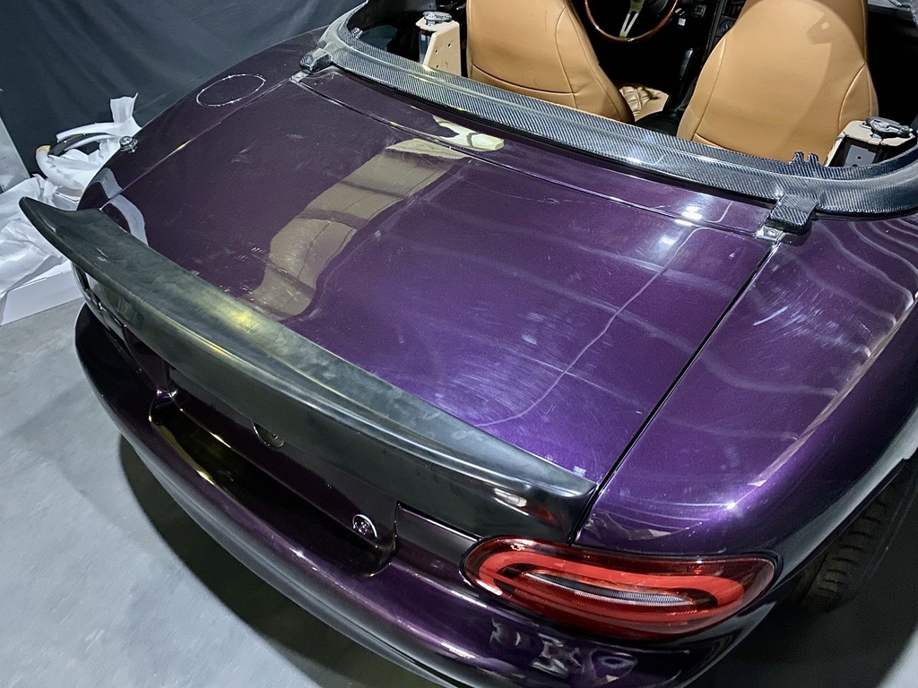 Ducktail Trunk Spoiler (Polyurethane) For Miata NB | CarbonMiata