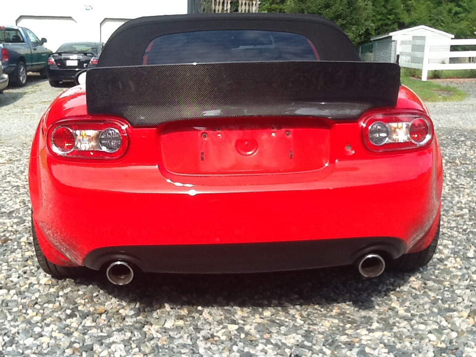 Ducktail Trunk Spoiler (Soft Top Version) For Miata NC | CarbonMiata