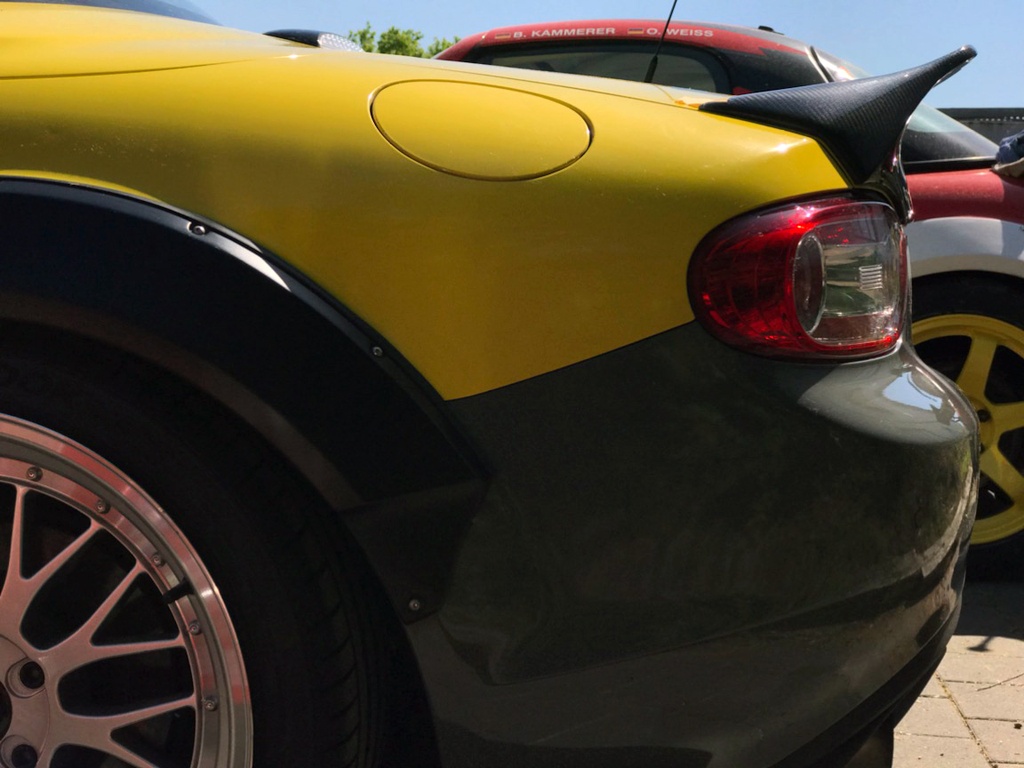 Ducktail Trunk Spoiler Type 2 (PRHT Version) For Miata NC | CarbonMiata