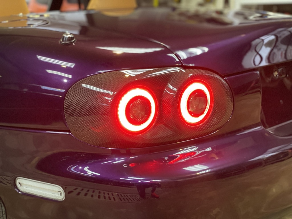 Halo LED Dual Tail Lights (V2) For Miata NB | CarbonMiata