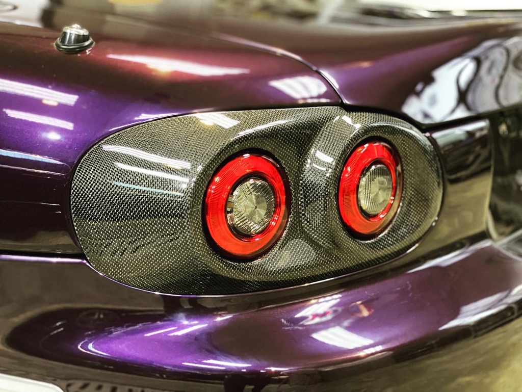 Halo LED Dual Tail Lights (V2) For Miata NB | CarbonMiata
