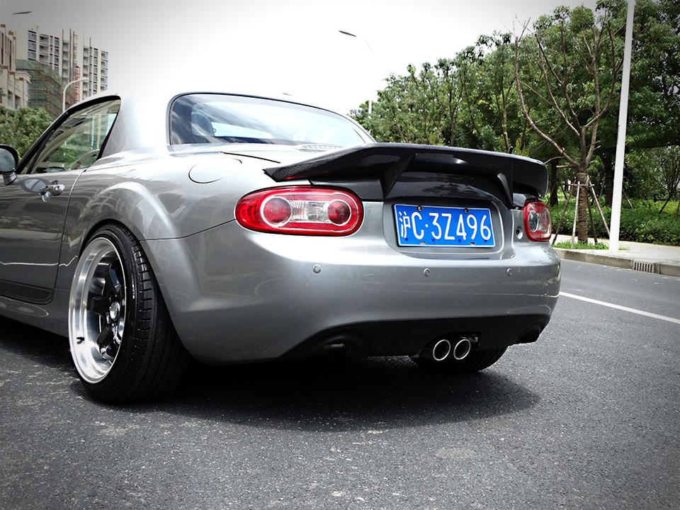 Extreme Trunk Spoiler (PRHT version) For Miata NC | CarbonMiata