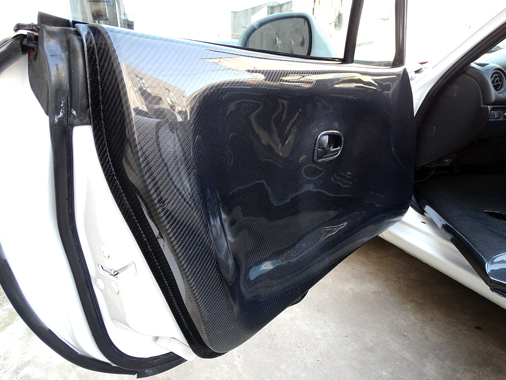 Miata Custom Door W201 Carbon Fiber Interior Door Panels