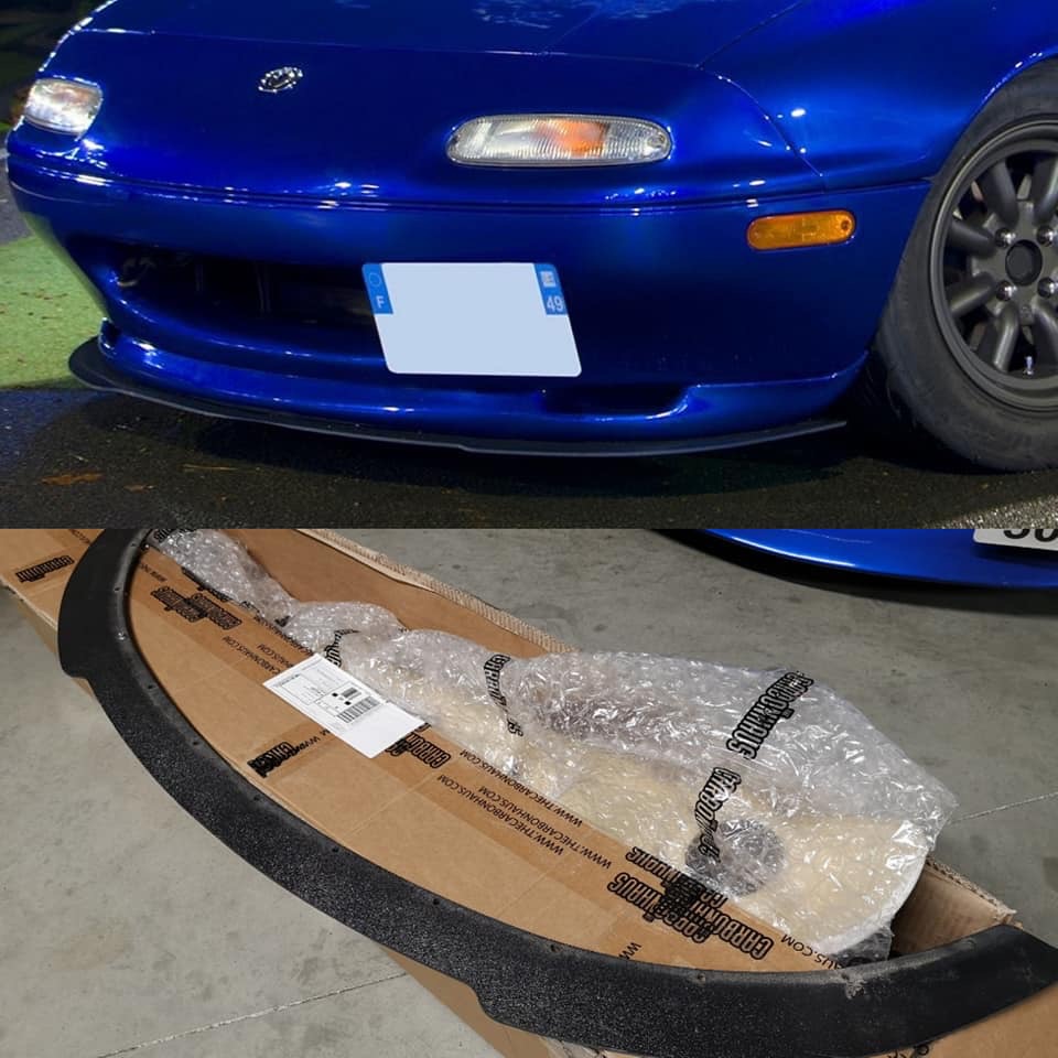 Front Splitter (for RS lip) For Miata NA | CarbonMiata