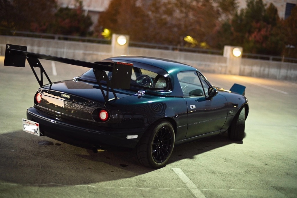 GV Style Tail Lights Rear Panel (Flush version) For Miata NA | CarbonMiata