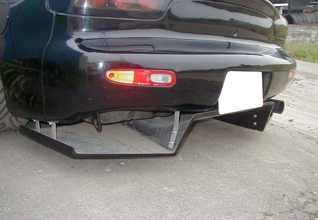 Garage Kagotani Style Rear Diffuser For RX-7 FD | CarbonMiata