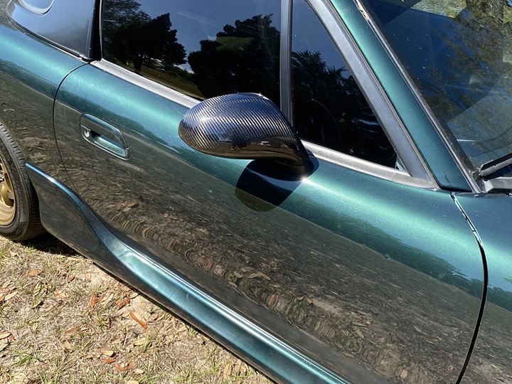 Side Mirrors Covers For Miata NB | CarbonMiata