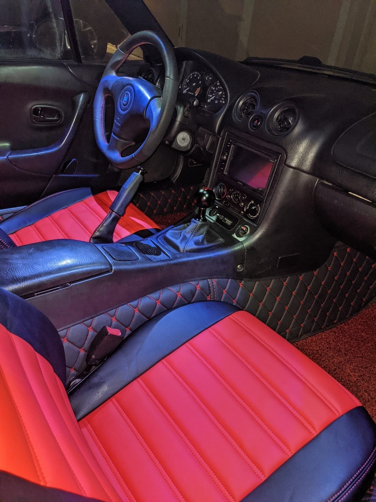 Striped Seat Covers For Miata NB2 | CarbonMiata