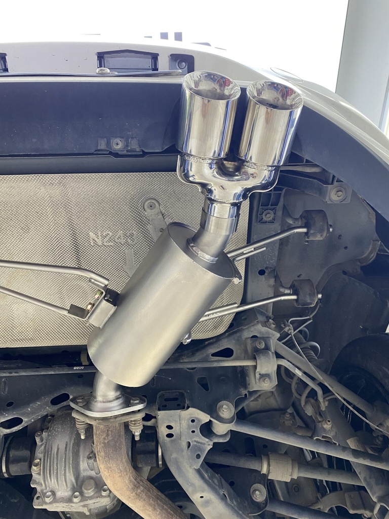 Lightweight Exhaust Muffler + dual tips For Miata ND | CarbonMiata