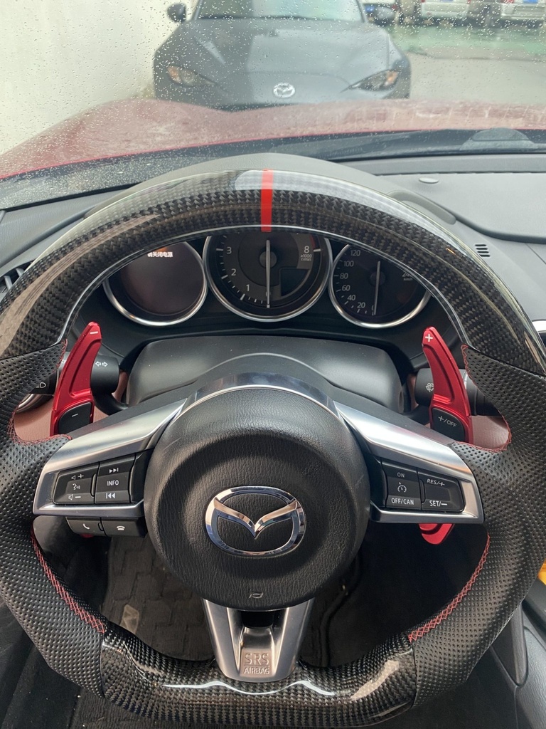 Aluminum Paddle Shifters (AT only) For Miata ND | CarbonMiata