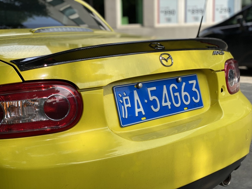 Dry Carbon Fiber Trunk Spoiler (PRHT Version) For Miata NC | CarbonMiata